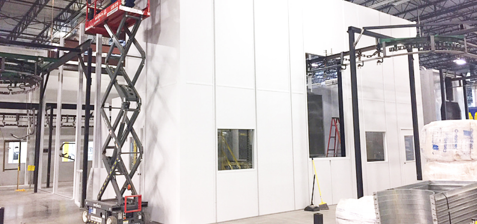 PortaFab Modular Building Systems | Powder Coating Enclosures