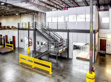 Industrial Mezzanines & Mezzanine Office Space | PortaFab