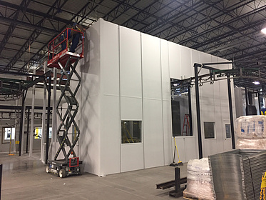 PortaFab Modular Building Systems | Powder Coating Enclosures