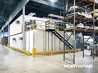 Modular Warehouse Offices | PortaFab Modular Building Systems