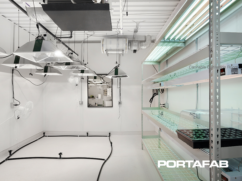 Commercial Cannabis Cultivation Room