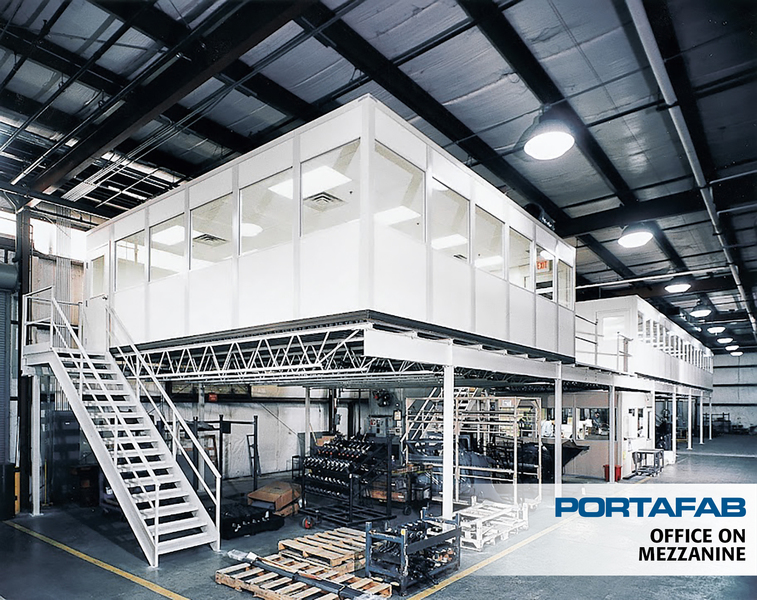 PortaFab Industrial Mezzanines and Steel Mezzanine Floors