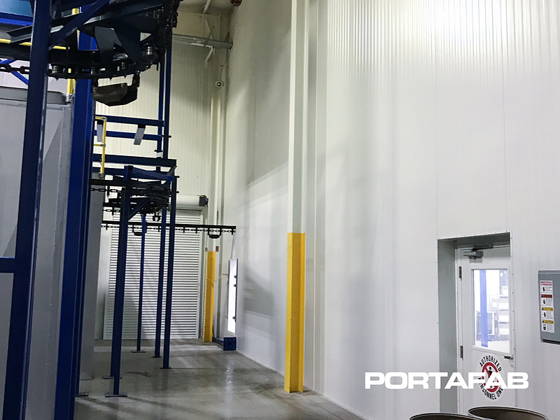 Paint Finishing Enclosures & Rooms | PortaFab | Modular Paint Finishing ...