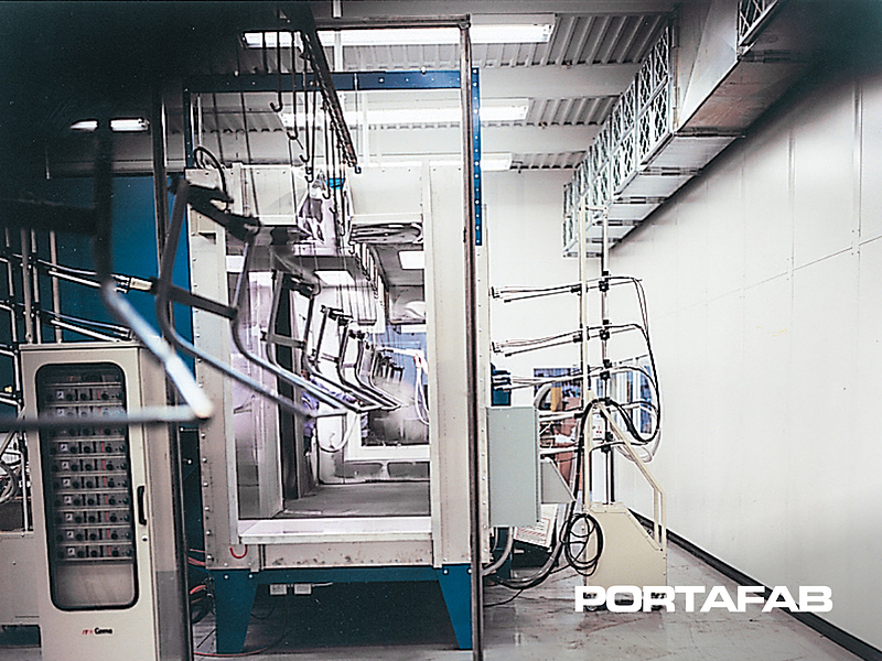 Paint Finishing Enclosures & Rooms | PortaFab | Modular Paint Finishing ...