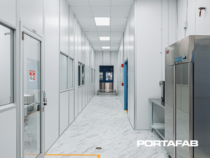 A Pharmaceutical Cleanroom Solution by Portafab