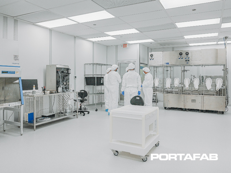 A Pharmaceutical Cleanroom Solution by Portafab