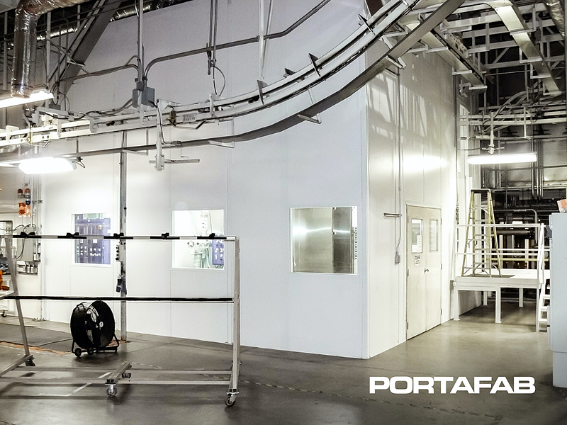 PortaFab Modular Building Systems | Powder Coating Enclosures