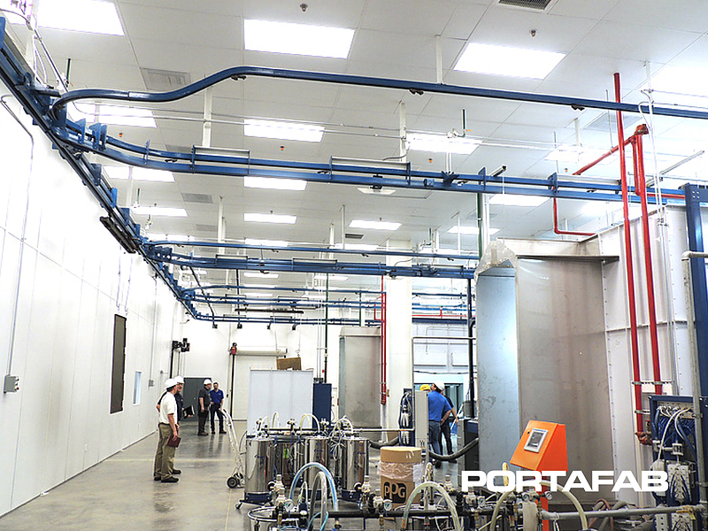 PortaFab Modular Building Systems | Powder Coating Enclosures